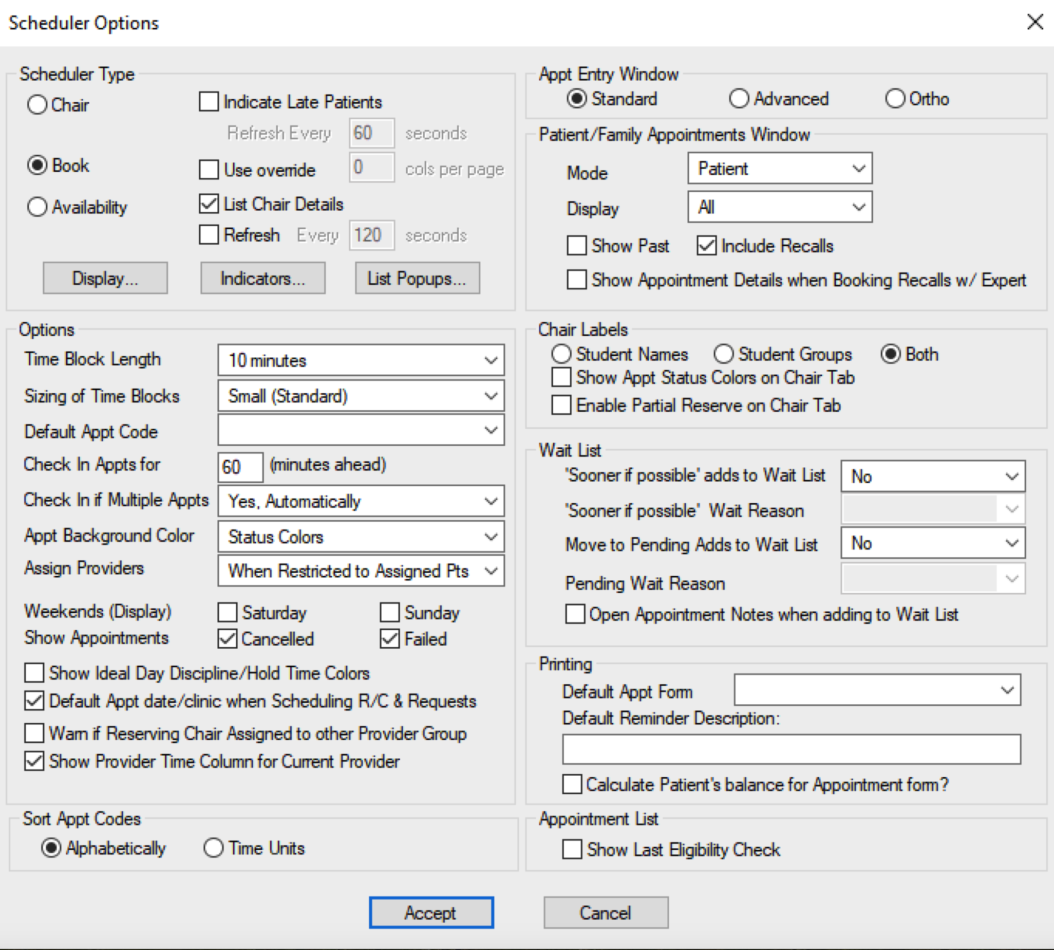 How to Enable Appointment Indicators in axiUm Scheduler – PDM IT Help ...