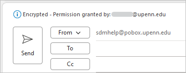 How to Send an Encrypted Email Through Outlook – PDM IT Help Center